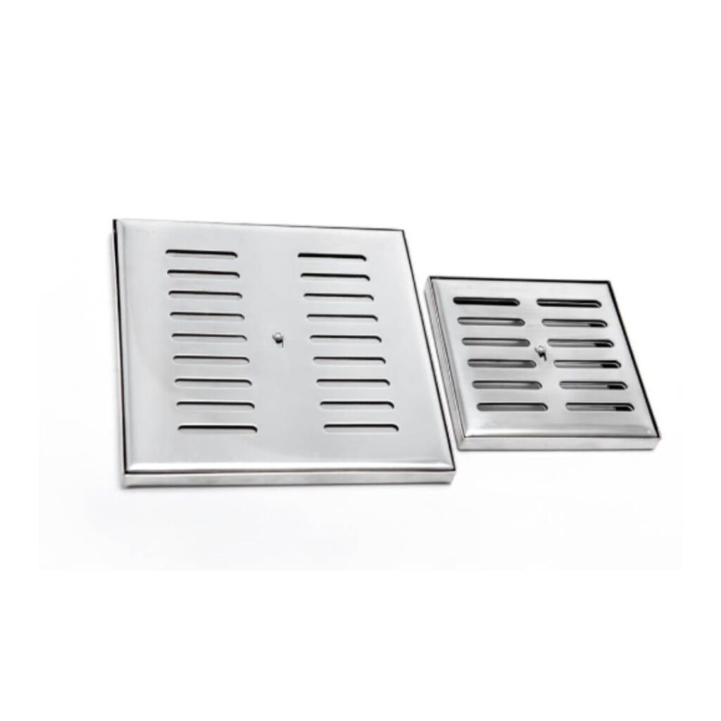 Acqua Design - Ralo inox quadrado abre-fecha